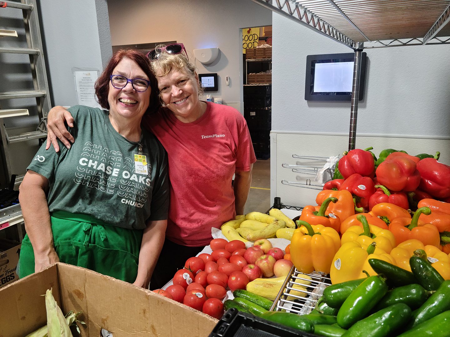 Beyond the front desk at AGFP | Amazing Grace Food Pantry